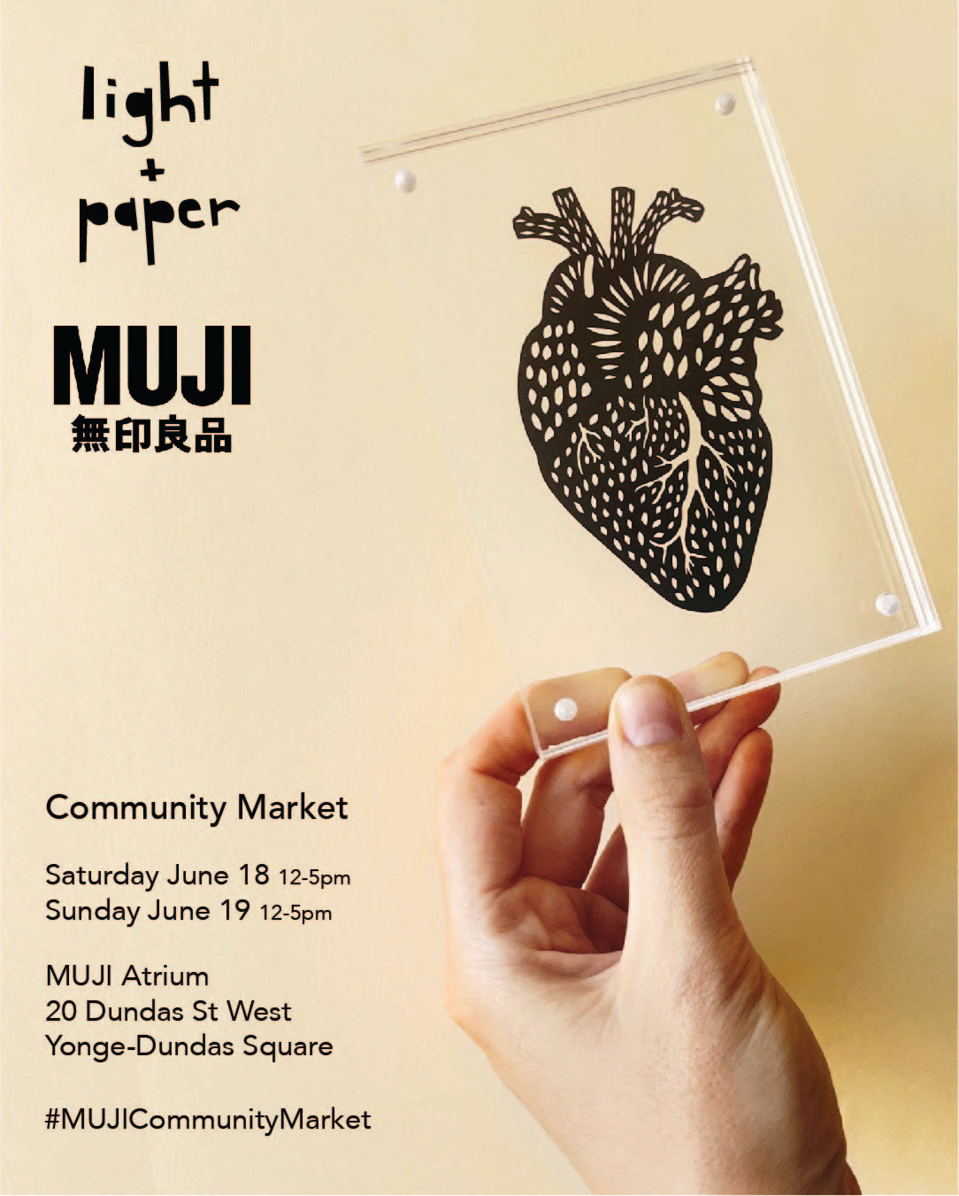 MUJI Community Market | Light + Paper