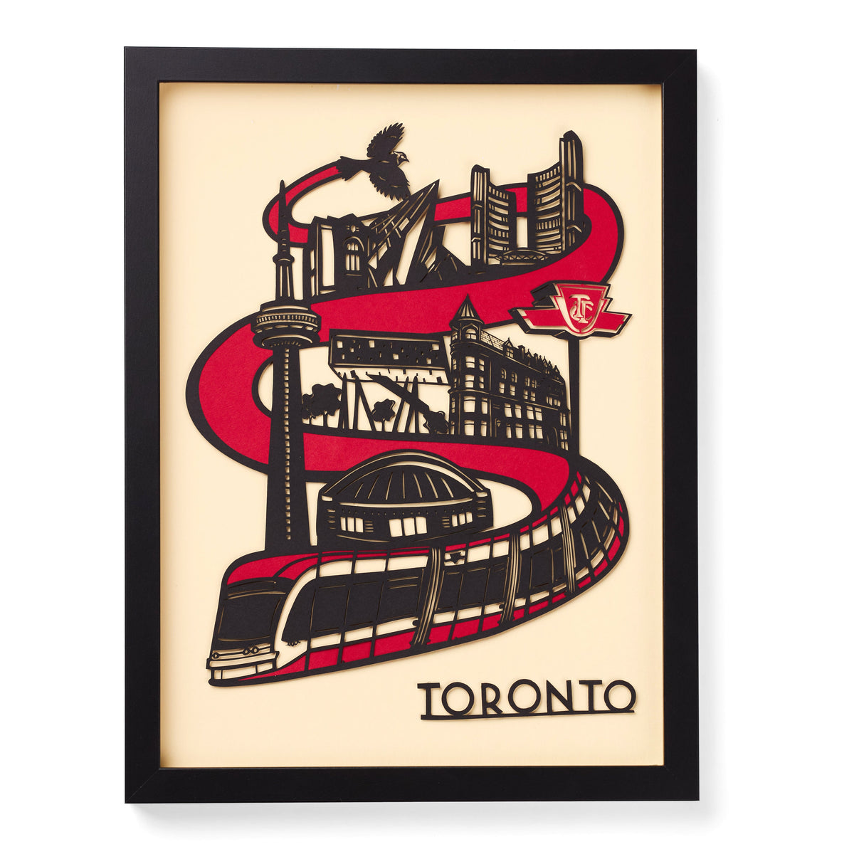 TTC Collab Toronto Papercutting | Light + Paper