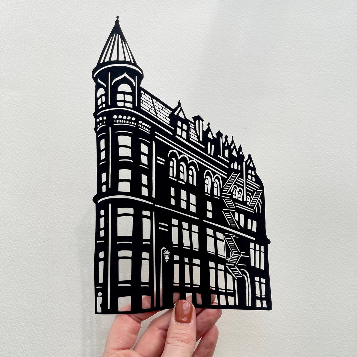 Flatiron Building Papercutting Artwork | Light + Paper