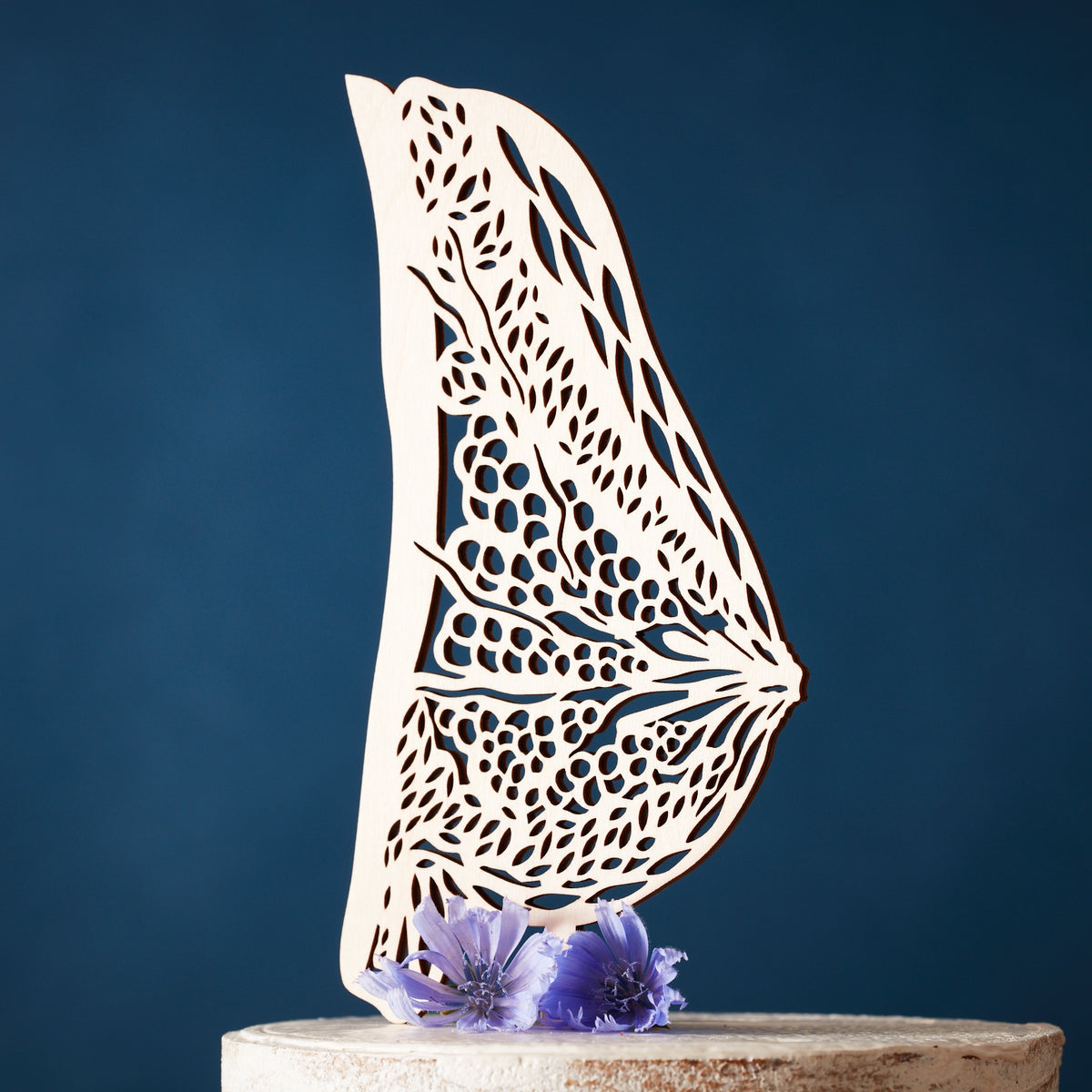 Anatomical Breast Cake Topper | Light + Paper