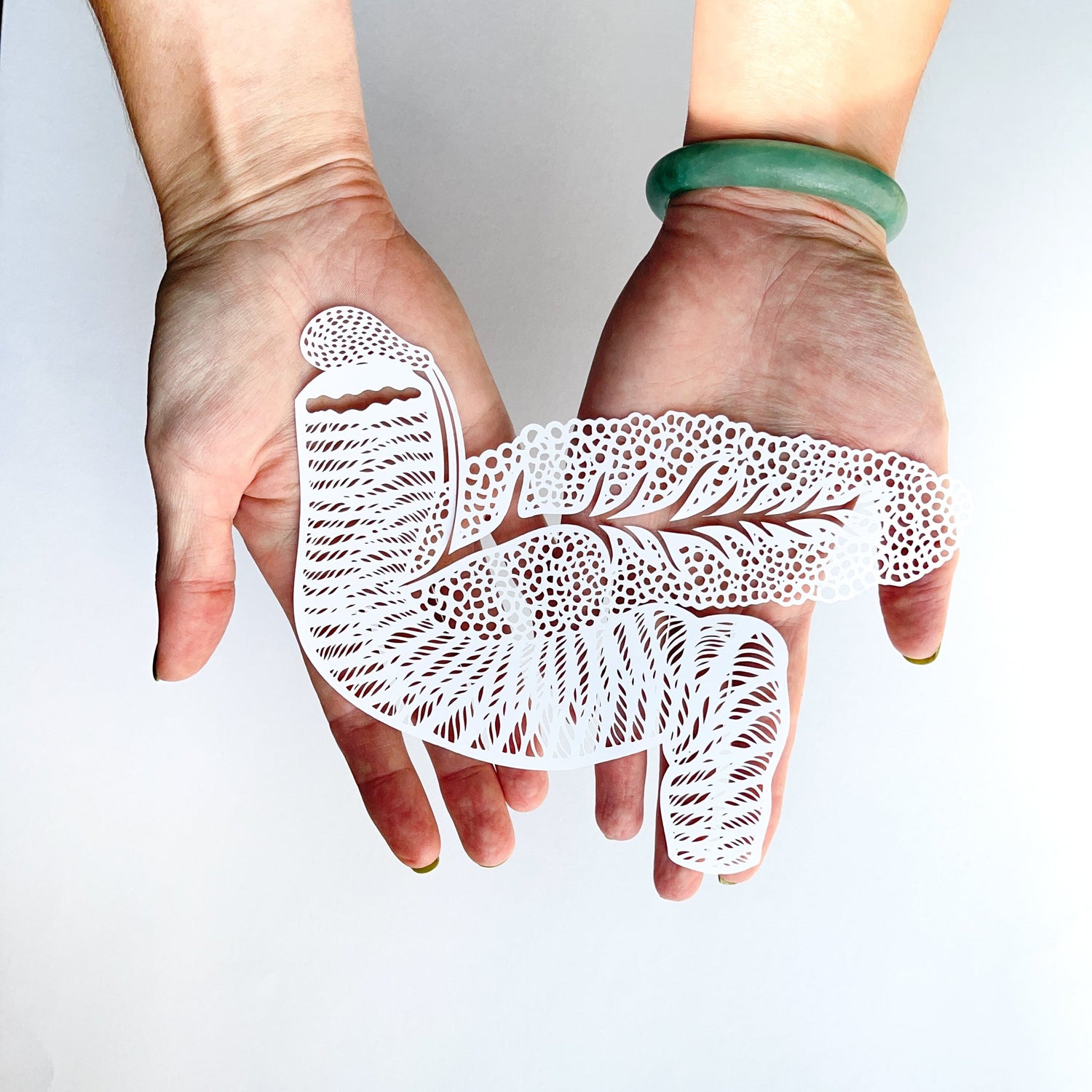Anatomical Pancreas Papercutting Artwork | Light + Paper
