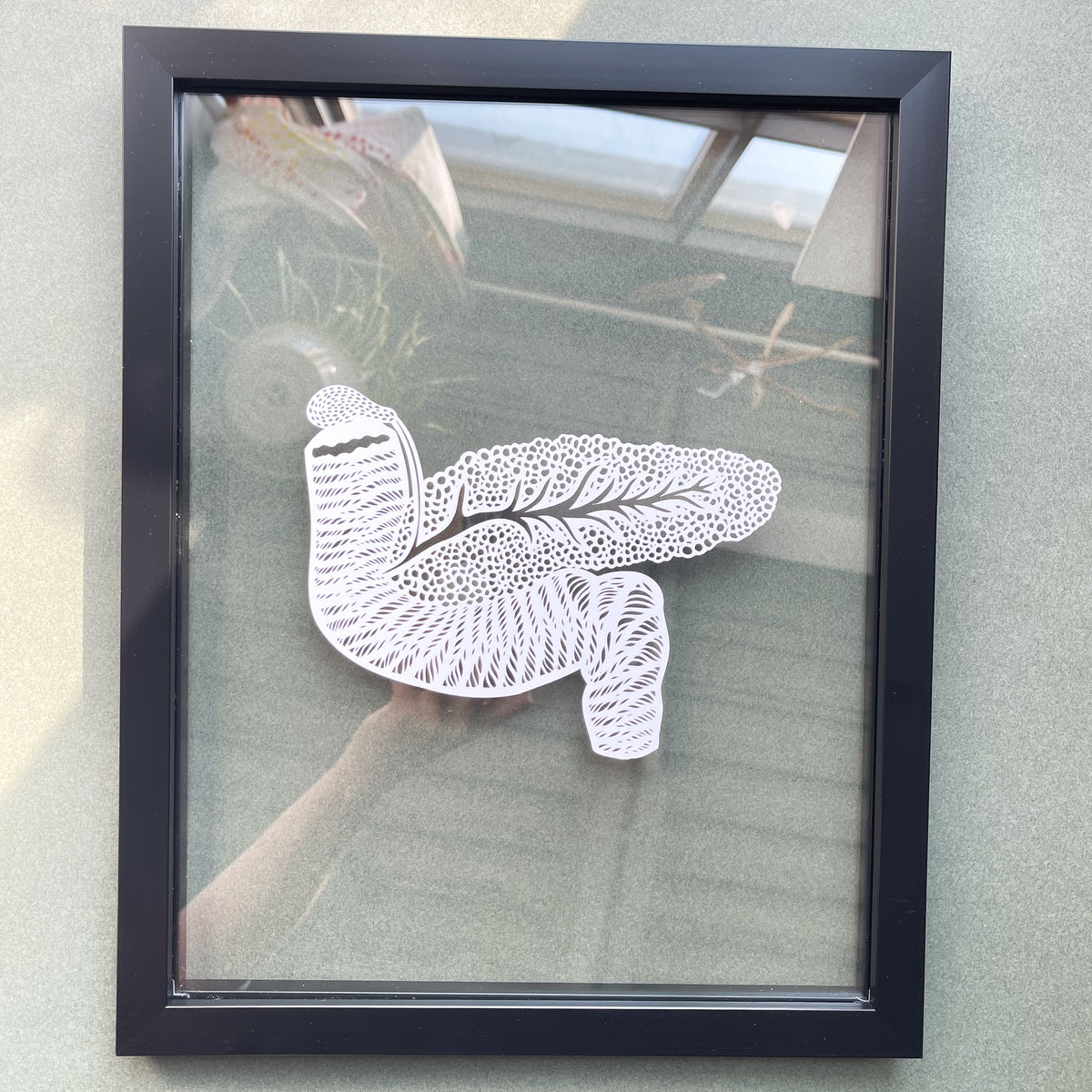Anatomical Pancreas Papercutting Artwork | Light + Paper