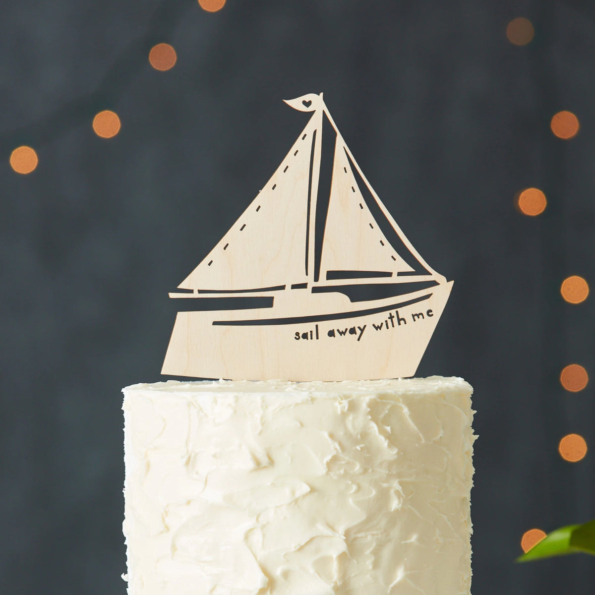 Boat Wedding Cake Topper Unique Cake Toppers | Personalised Cake